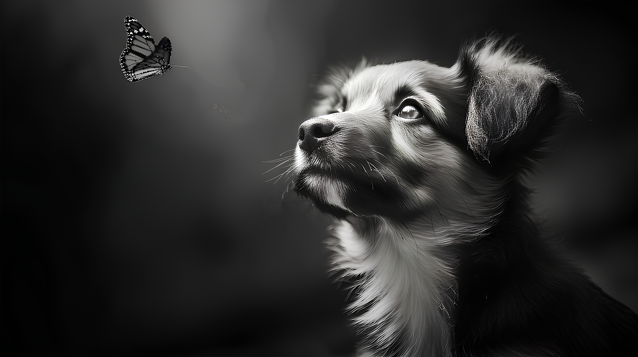 Download Dog Butterfly Animals Royalty-Free Stock Illustration Image ...