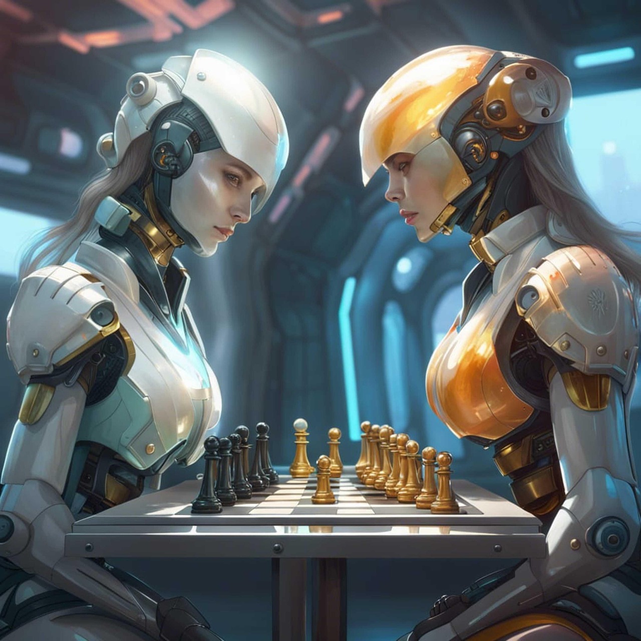 Download Ai Generated, Woman, Robots. Royalty-Free Stock Illustration Image - Pixabay