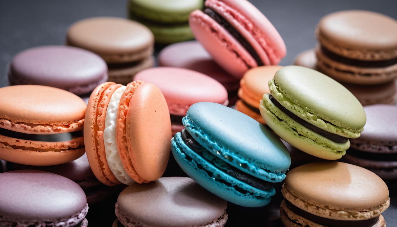 Download Ai Generated, Sweets, Macaroons. Royalty-Free Stock ...