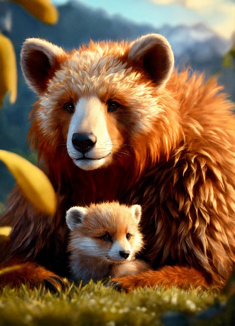 Download Ai Generated, Bear, Cub. Royalty-Free Stock Illustration Image ...