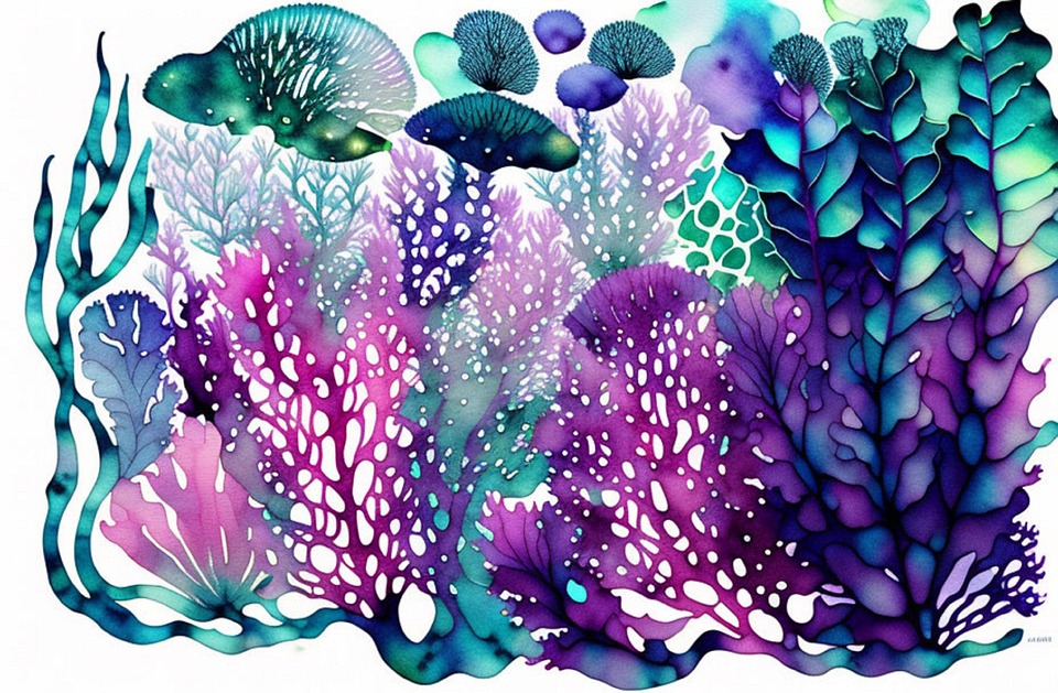 Download Seaweed, Forest, Underwater. Royalty-Free Stock Illustration ...