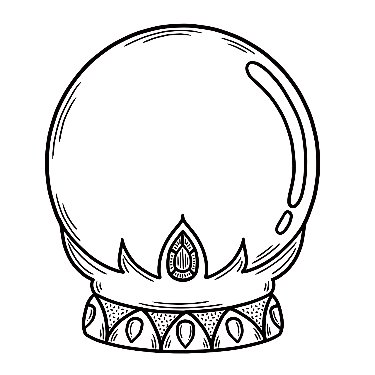 Download Crystal Ball Halloween Magic Royalty-Free Stock Illustration ...