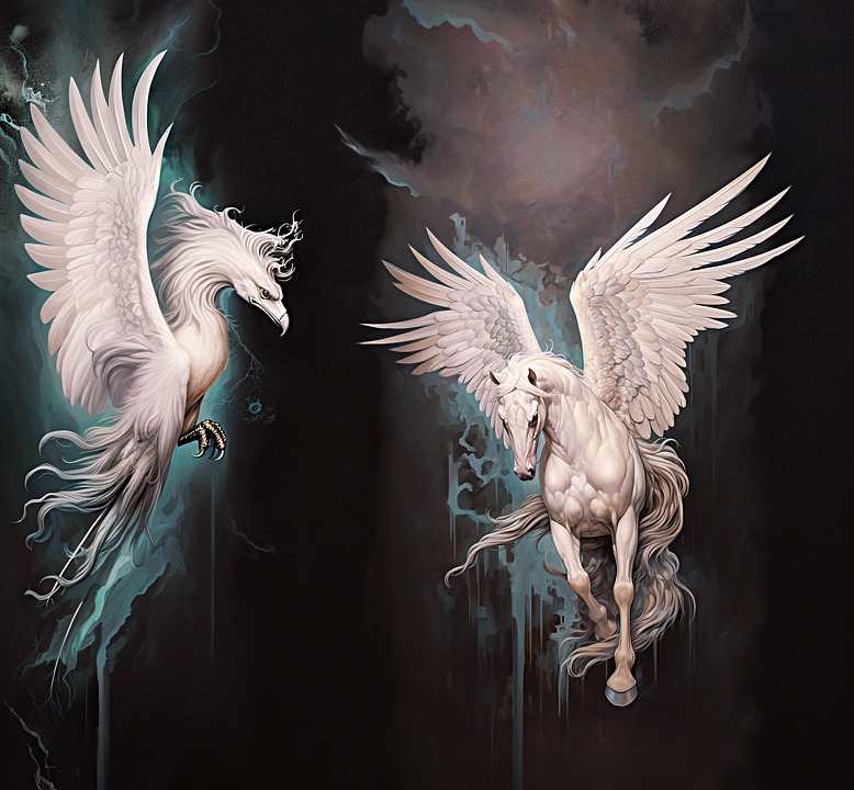 Download Fantasy, Mythological, Horse. Royalty-Free Stock Illustration ...