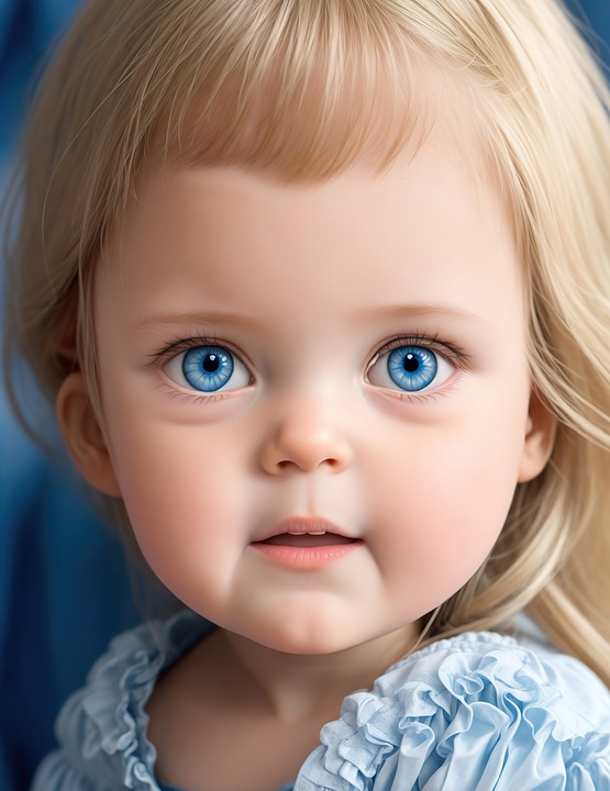 Download Girl, Baby, Blue. Royalty-Free Stock Illustration Image - Pixabay