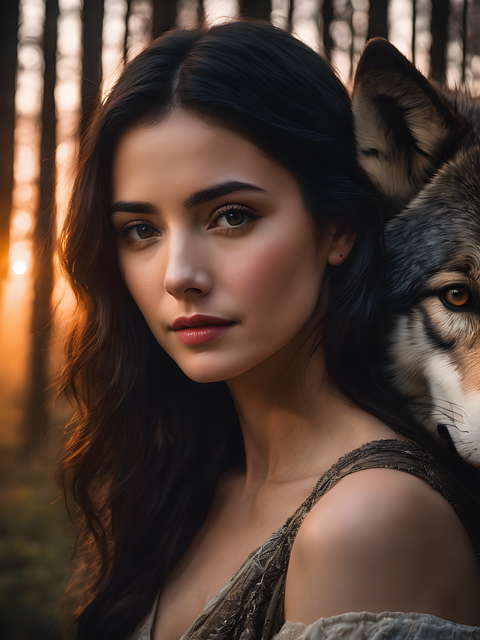 Download Wolf Woman Eyes Royalty Free Stock Illustration Image Pixabay
