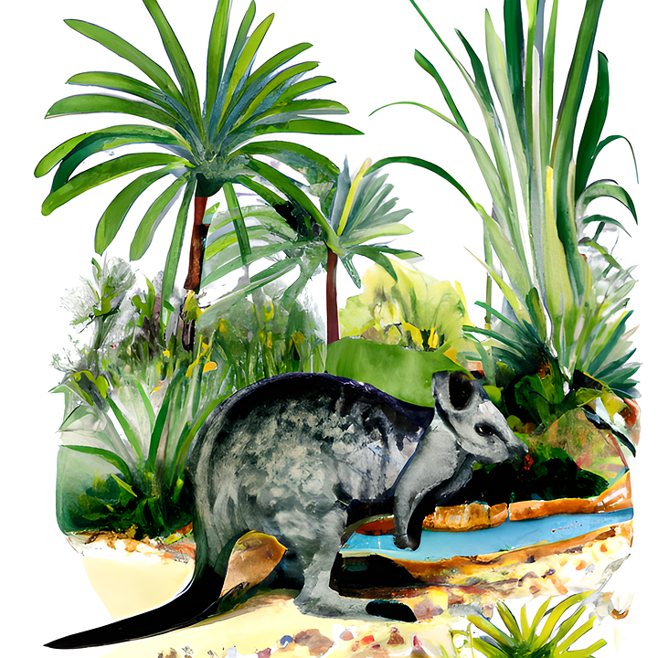 Download Ai Generated, Wallaby, Animal. Royalty-Free Stock Illustration ...