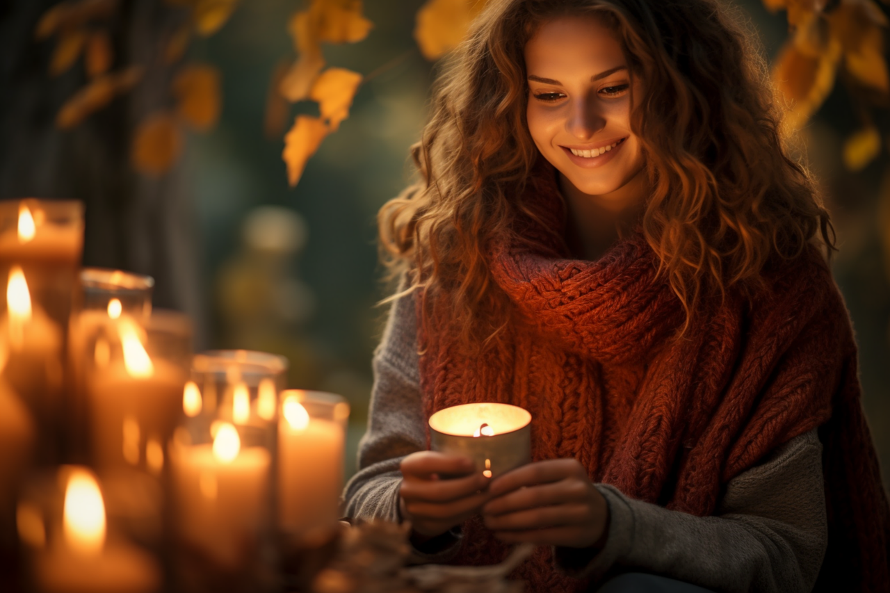 Download Woman, Autumn, Smile. Royalty-Free Stock Illustration Image ...