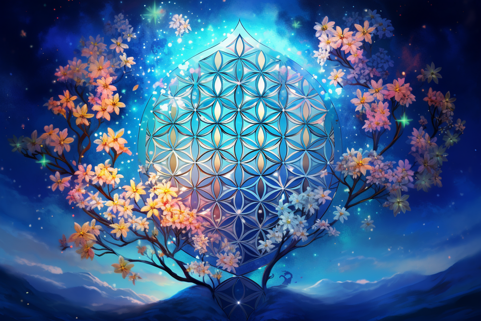 Download Flower Of Life, Mystic, Sacred. Royalty-Free Stock ...