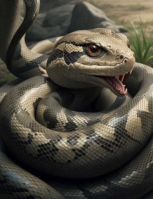 Download Ai Generated, Snake, Reptile. Royalty-Free Stock Illustration ...