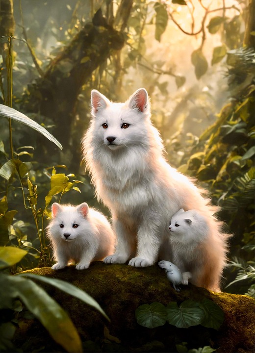 Download Jungle White Animal Royalty-Free Stock Illustration Image ...