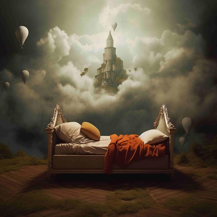 Download Ai Generated, Bed, Dream. Royalty-Free Stock Illustration ...
