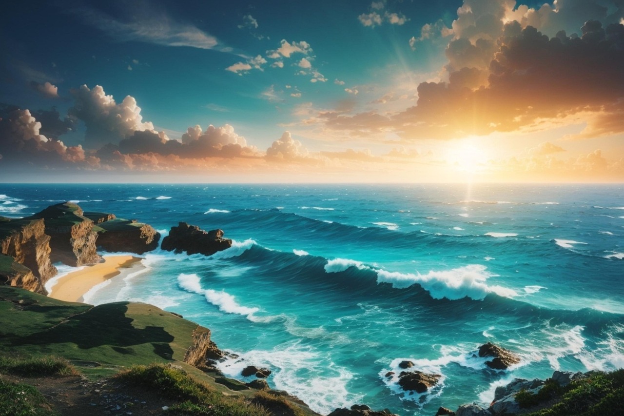 Download Ai Generated, Ocean, Sea. Royalty-Free Stock Illustration ...