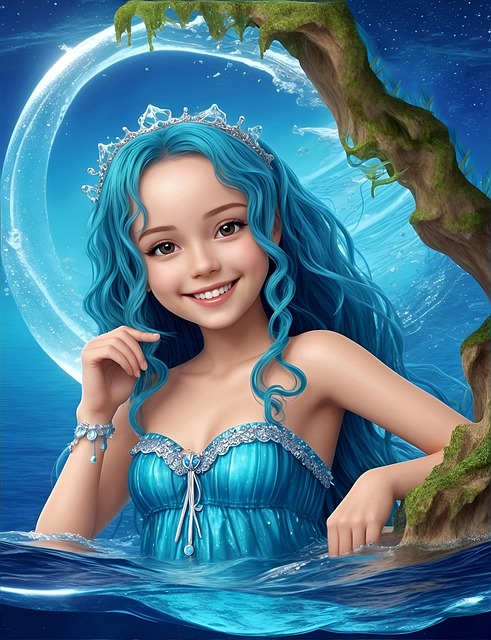 Download Ai Generated, Woman, Mermaid. Royalty-Free Stock Illustration ...