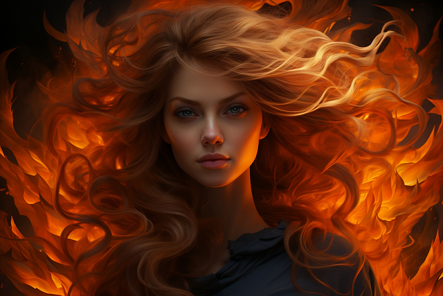 Download Woman, Girl, Fire. Royalty-Free Stock Illustration Image - Pixabay