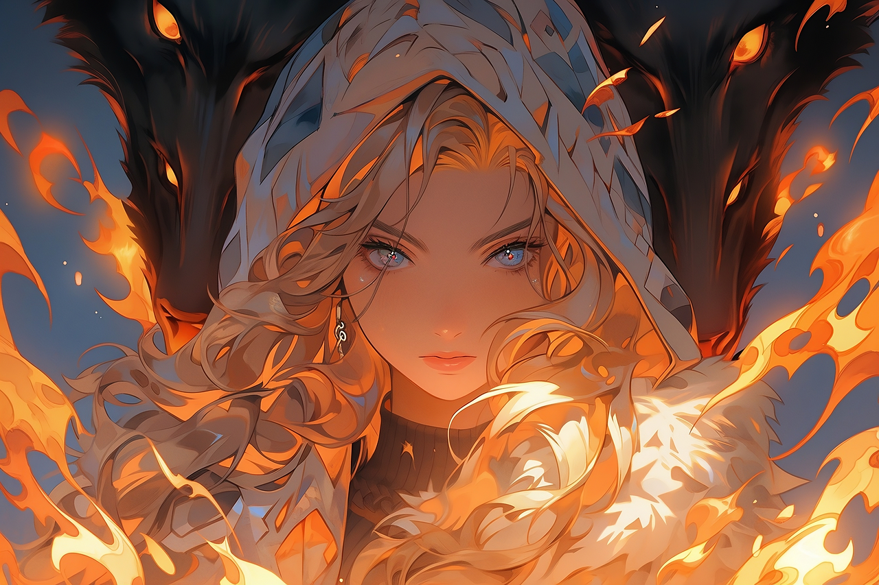 Femme Fille Feu - Image gratuite sur Pixabay