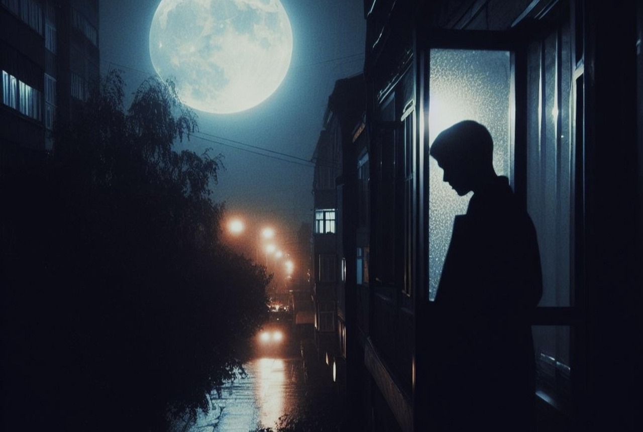 Download Moon Night Silhouette Royalty-Free Stock Illustration Image ...