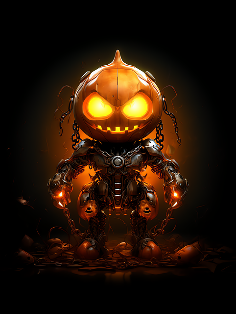 Download Halloween, Robot, Cyborg. Royalty-Free Stock Illustration ...