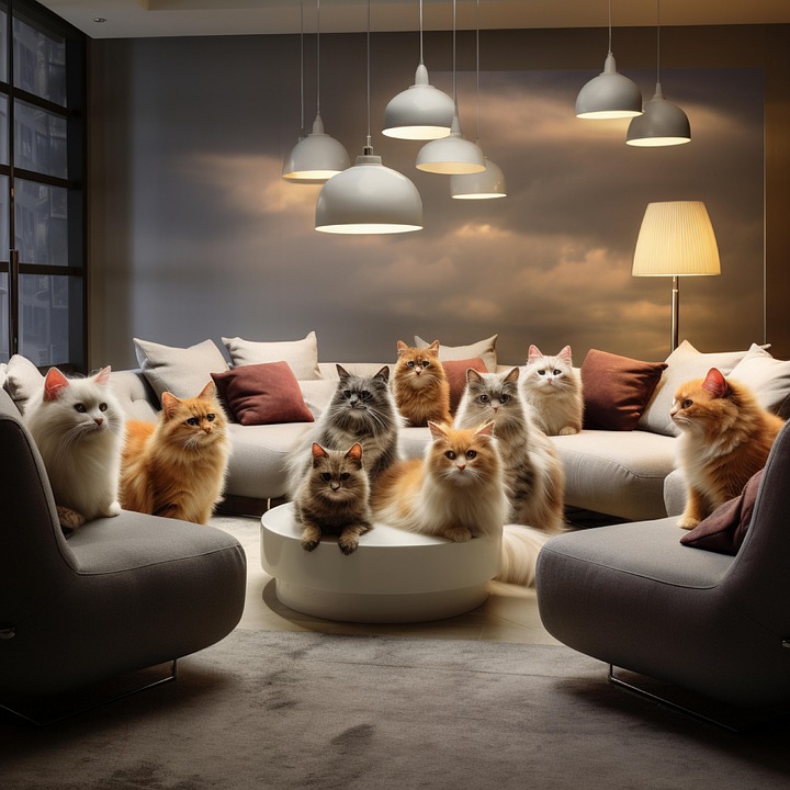 Download Cats Felines Animals Royalty-Free Stock Illustration Image ...