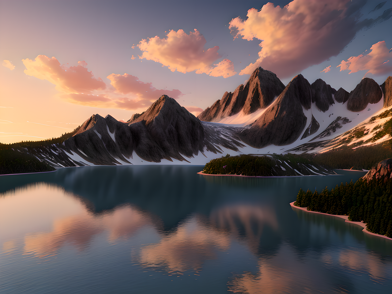 Natuur Wallpaper Hd Bergen