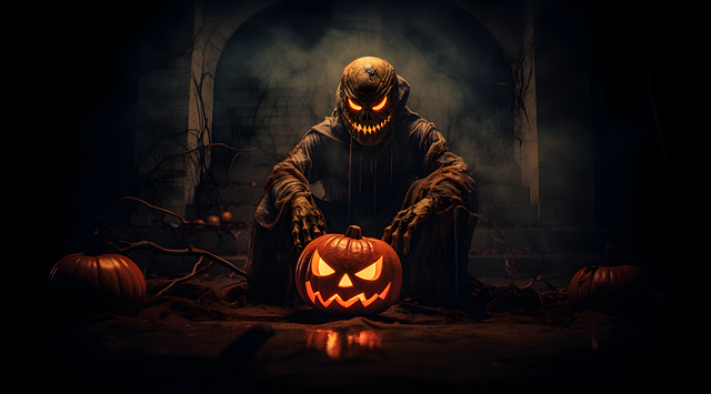 Download Halloween, Pumpkin, Creepy. Royalty-Free Stock Illustration ...