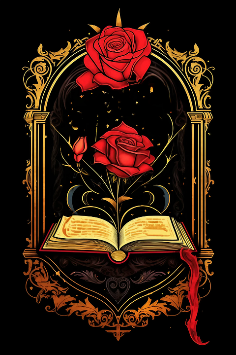 Download Roses, Book, Fairy Tale. Royalty-Free Stock Illustration Image ...