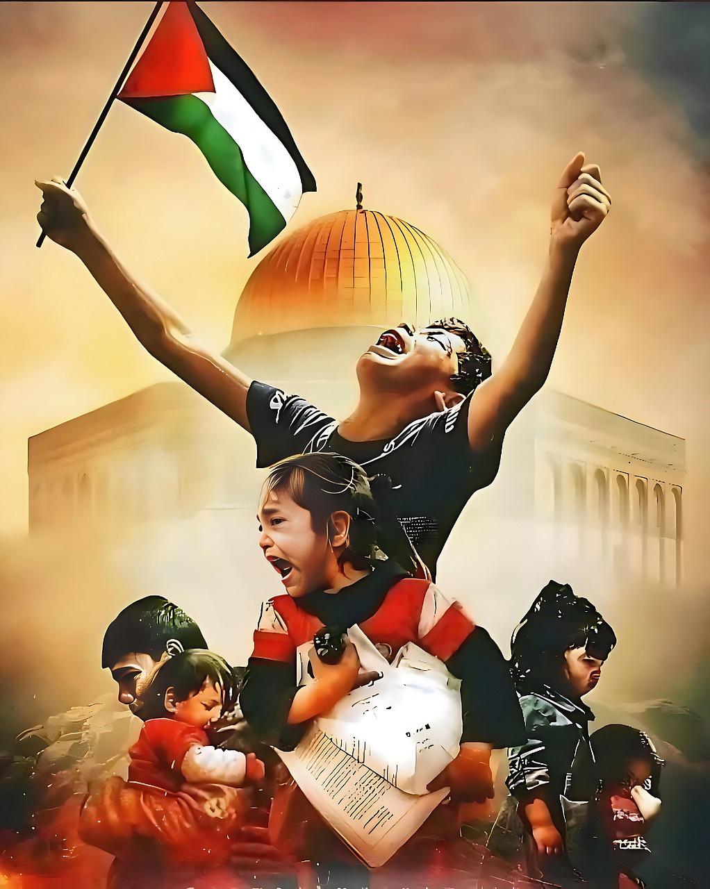 Download Palestine, Gaza, Jerusalem. Royalty-Free Stock Illustration ...