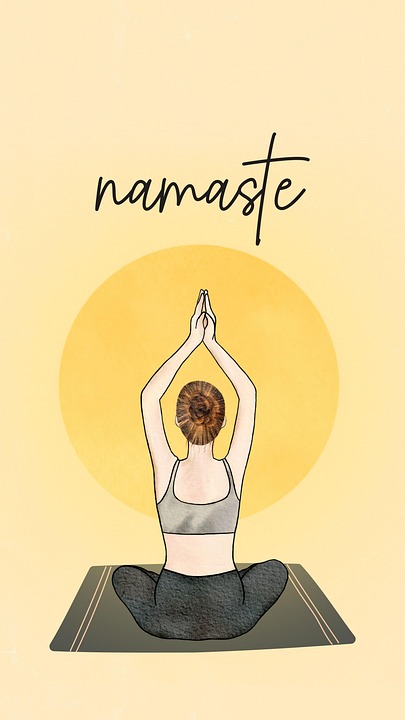 Namaste Yoga Wallpaper Spring