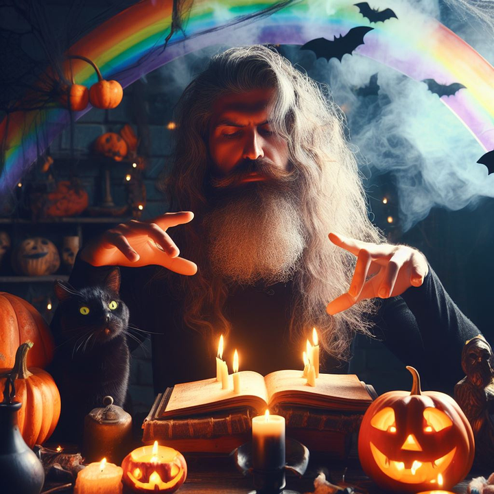 Download Halloween, Wizard, Cat. Royalty-Free Stock Illustration Image ...