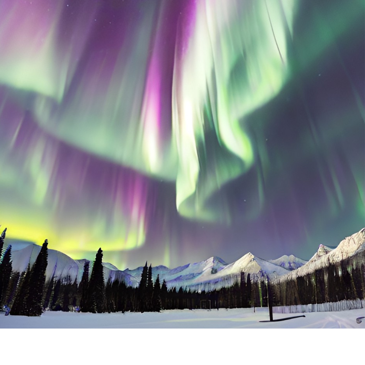 Download Aurora, Landscape, Nature. Royalty-Free Stock Illustration ...