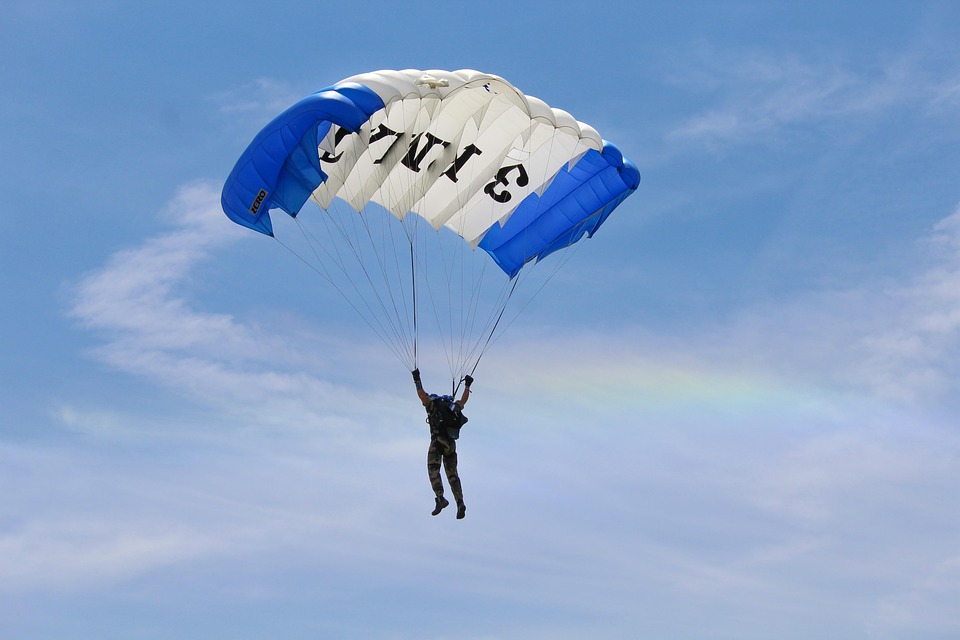 Parachute Parachutist Skydiving - Free photo on Pixabay - Pixabay