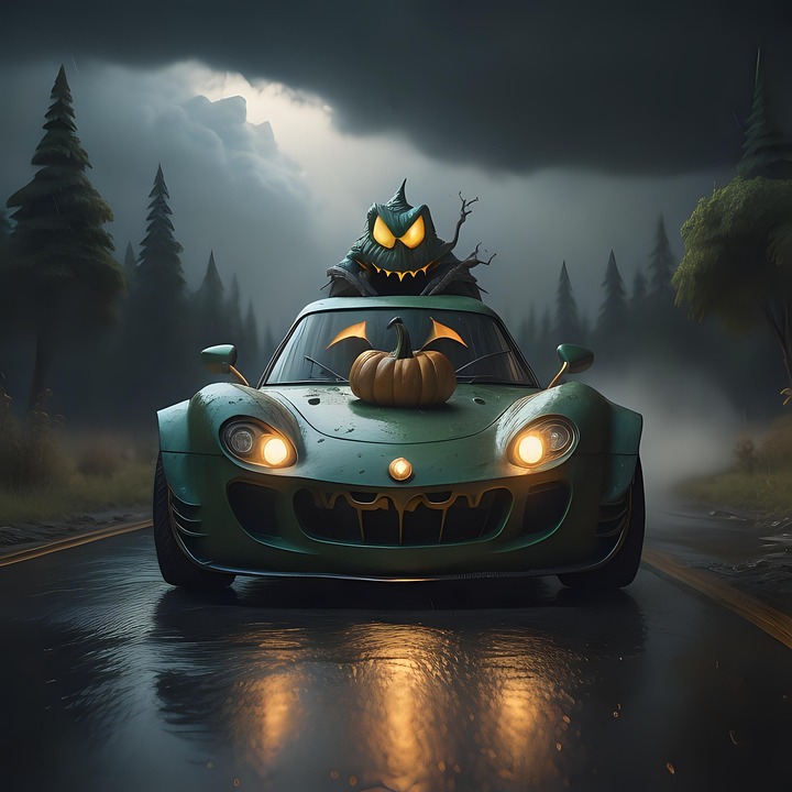 Download Halloween, Car, Monster. Royalty-Free Stock Illustration Image ...