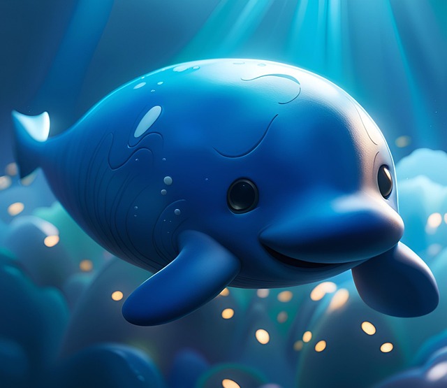 Download Ai Generated, Whale, Blue Whale. Royalty-Free Stock ...