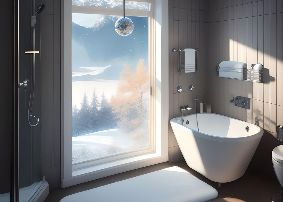 Download Ai Generated Bathroom Winter Royalty Free Stock Illustration Image Pixabay