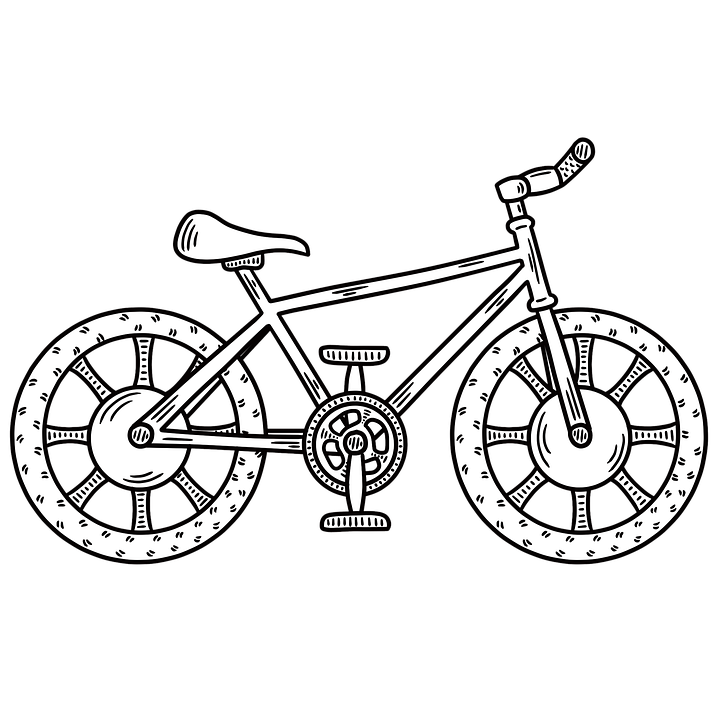 Download Bike, Bicycle, Line Art. Royalty-Free Stock Illustration Image ...
