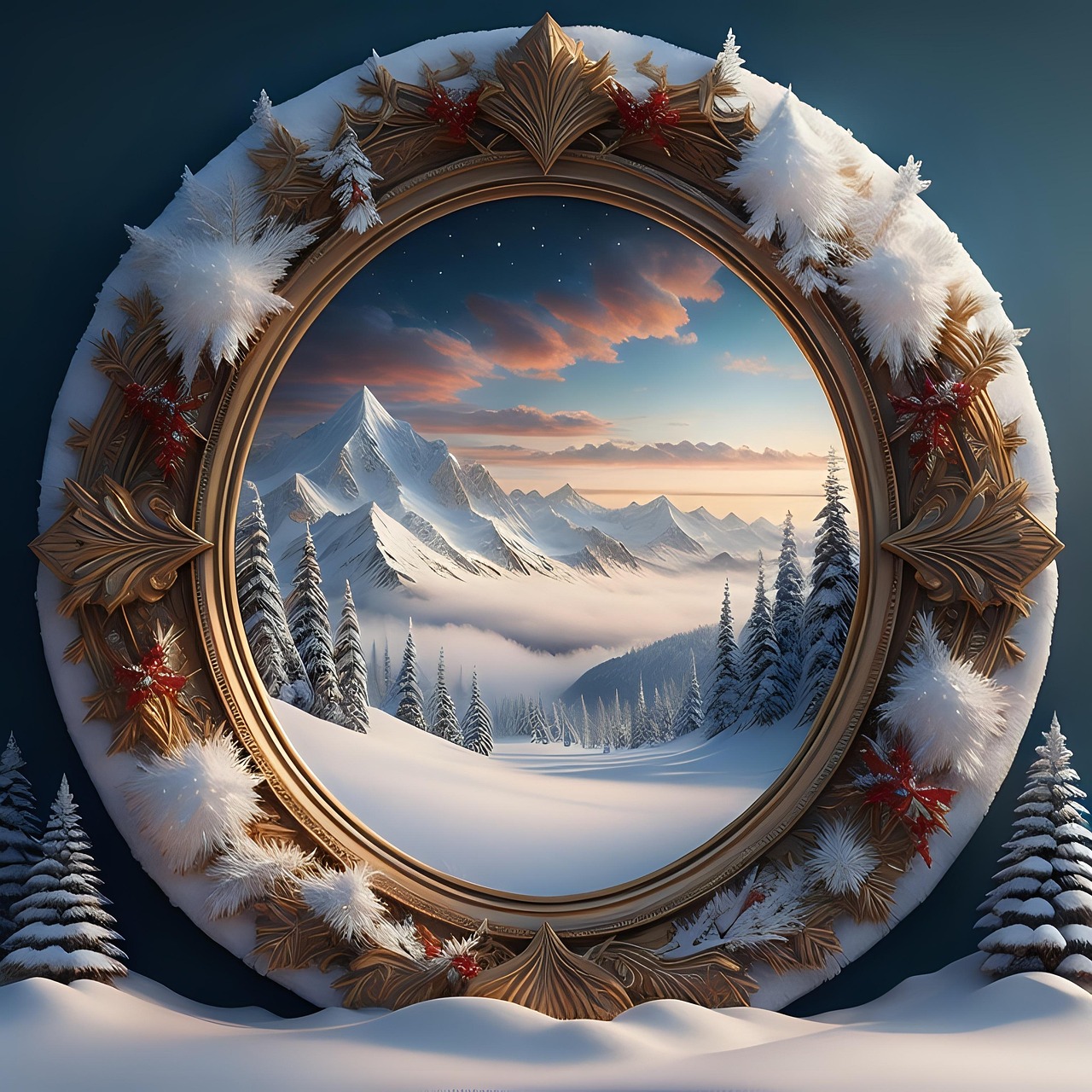 Explore 132+ Free Winter Borders Illustrations: Download Now - Pixabay