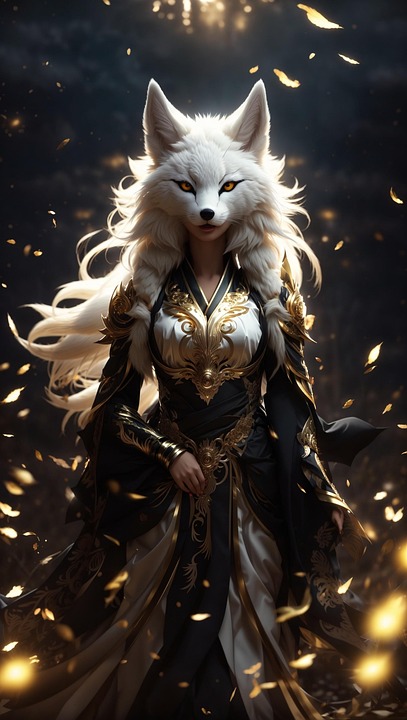 Download Ai Generated Woman Fox Royalty-Free Stock Illustration Image ...