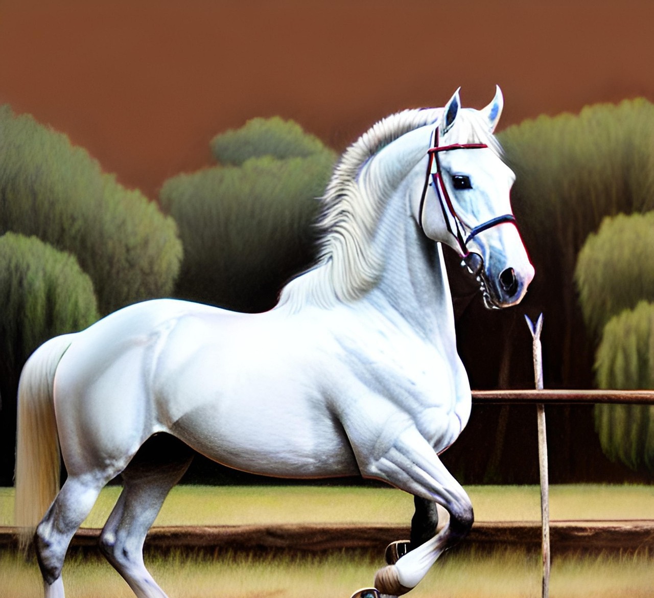 Caballo Blanco Ia - Imagen gratis en Pixabay - Pixabay