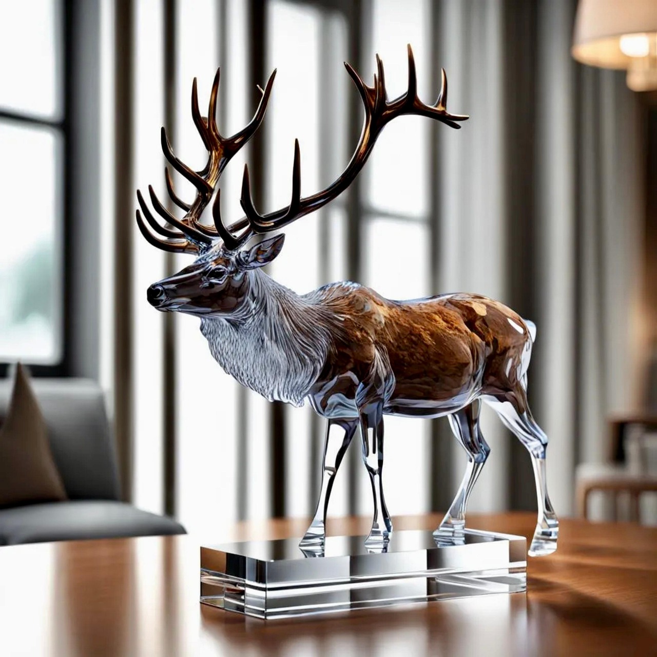 Download Ai Generated Elk Crystal Royalty-Free Stock Illustration Image ...
