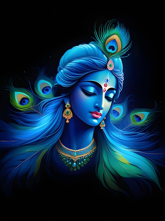 Download Lord Krishna, Mahabharata, Peace. Royalty-Free Stock ...