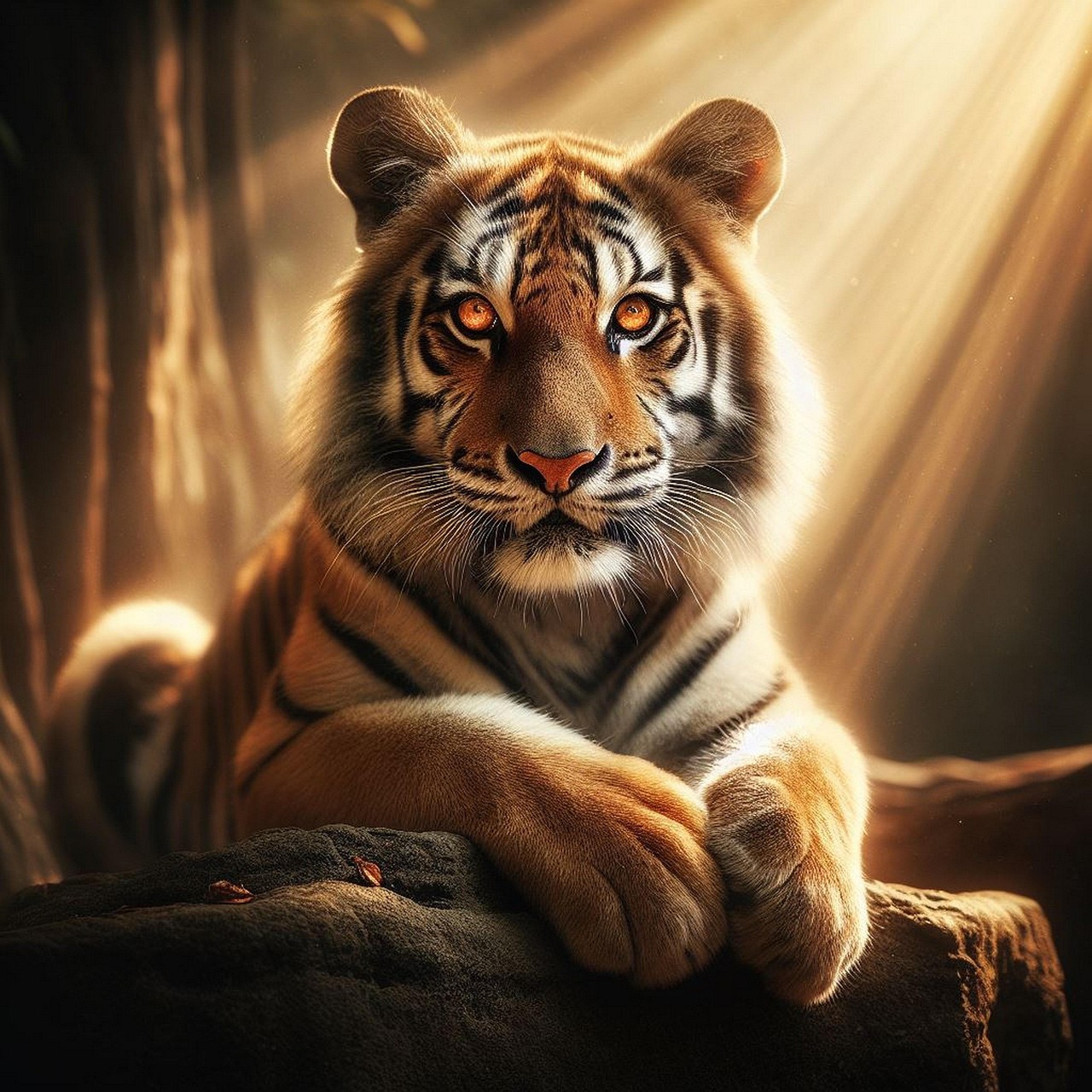 Download Ai Generated, Tiger, Animal. Royalty-Free Stock Illustration ...