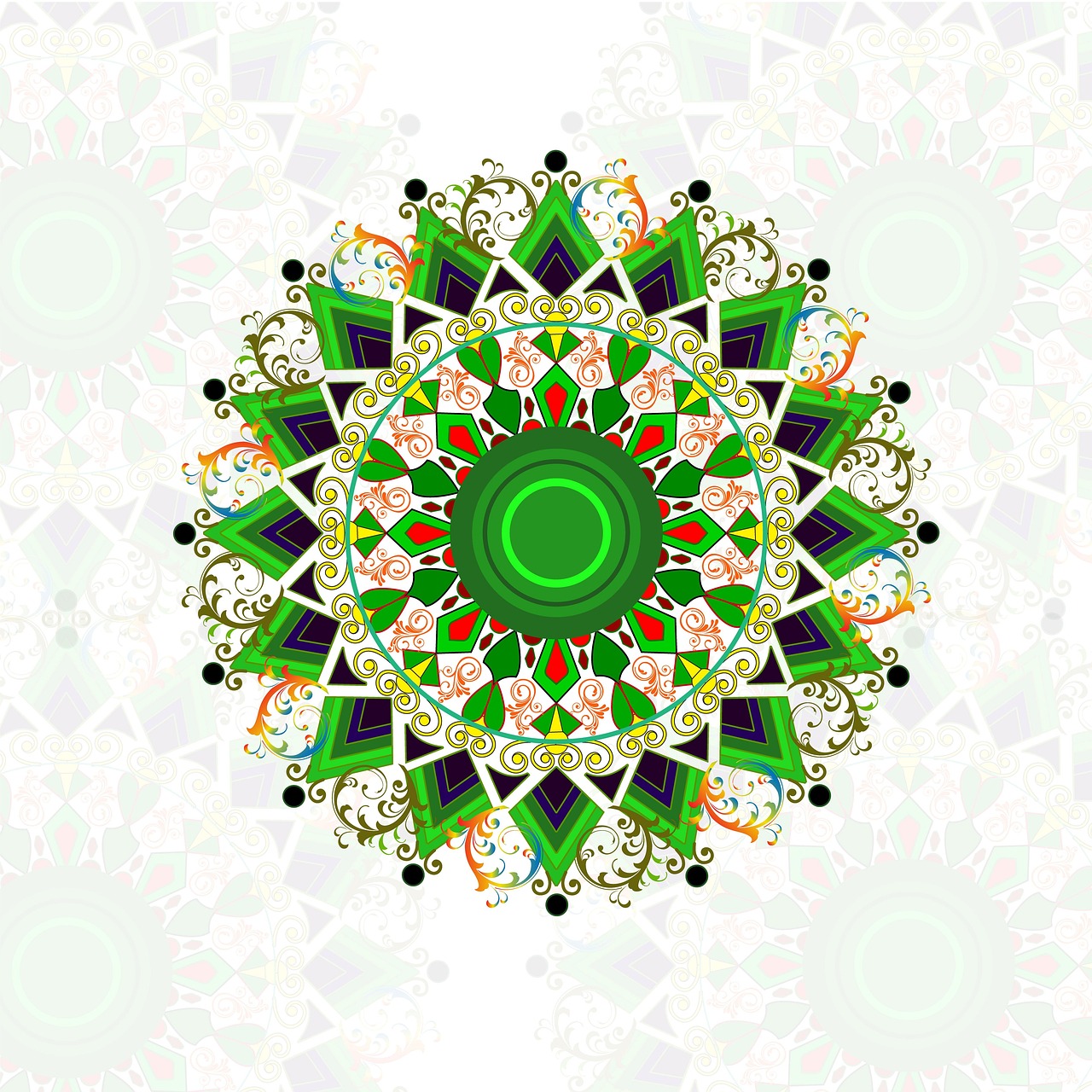 Multi Cor Gradiente Mandala - Foto gratuita no Pixabay - Pixabay