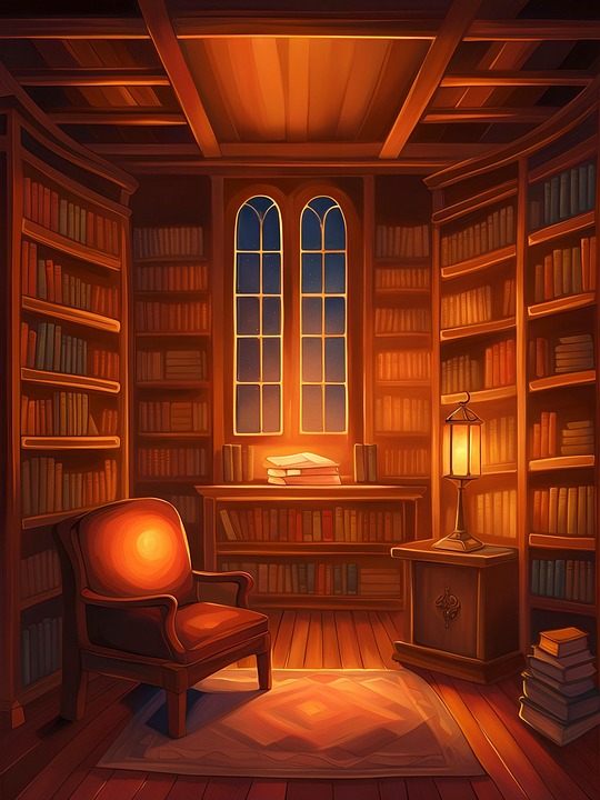 Download Ai Generated, Books, Library. Royalty-Free Stock Illustration ...