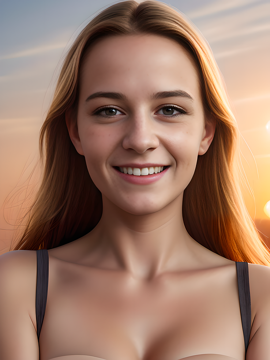 Download Ai Generated Woman Smile Royalty Free Stock Illustration Image