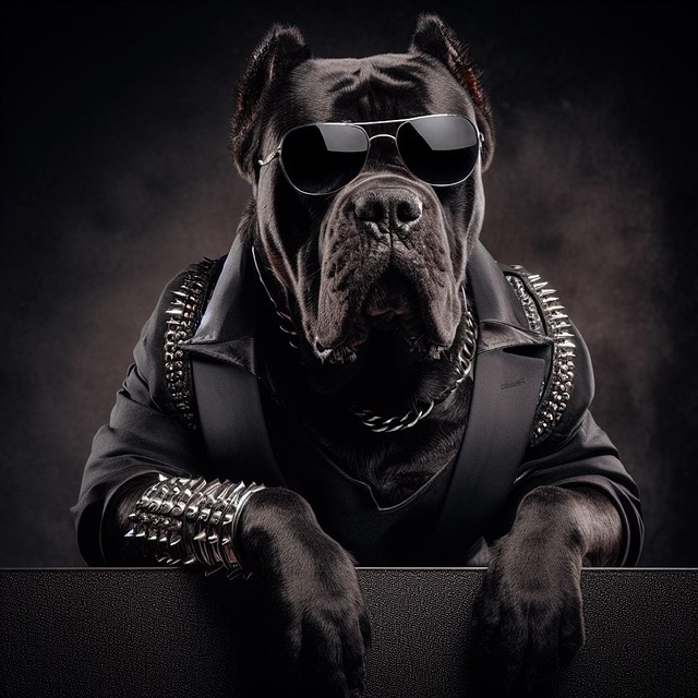 Download Carne Corso, Dog, Gangster. Royalty-Free Stock Illustration ...