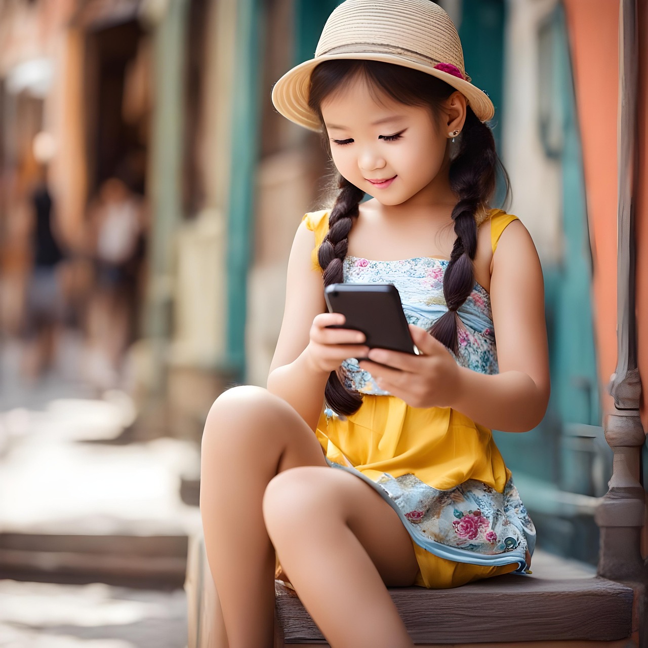 Girl Child Phone - Free photo on Pixabay - Pixabay