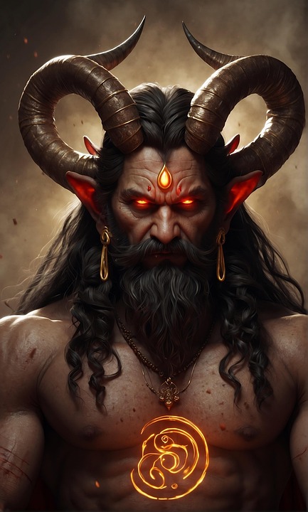 Download Mahisasur In Navratri, Navratri Demon Mahisasur, Mahisasur ...