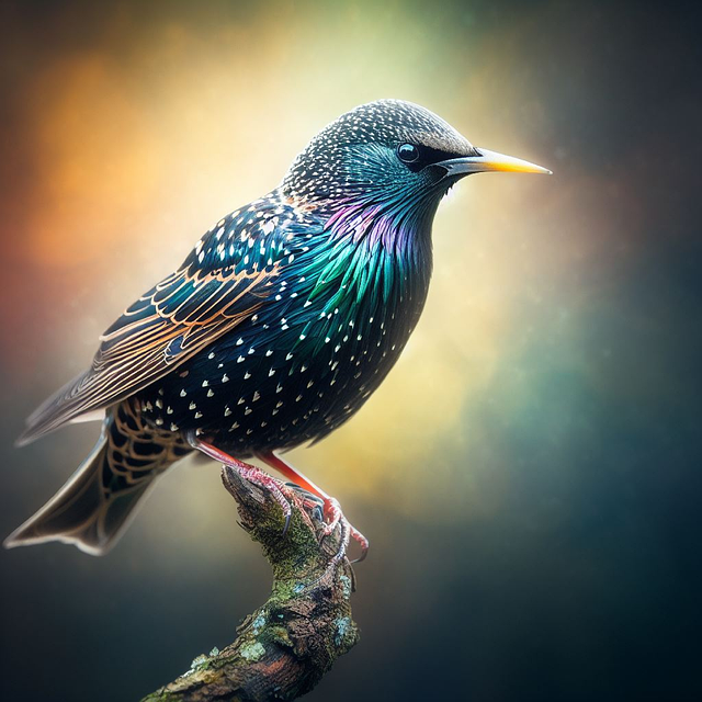 Download Ai Generated, Starling, Bird. Royalty-Free Stock Illustration ...