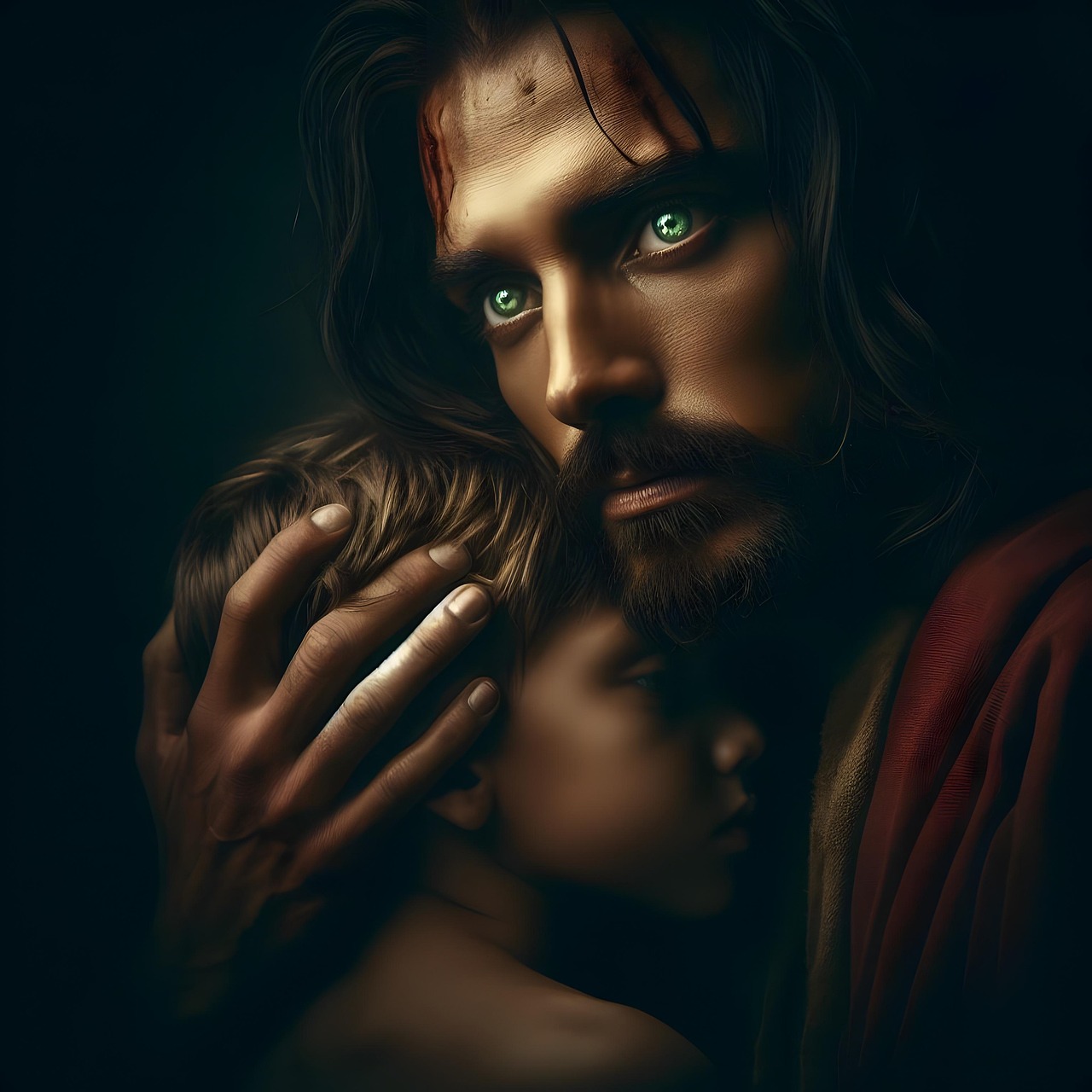 Download Ai Generated Jesus Christ Royalty-Free Stock Illustration ...