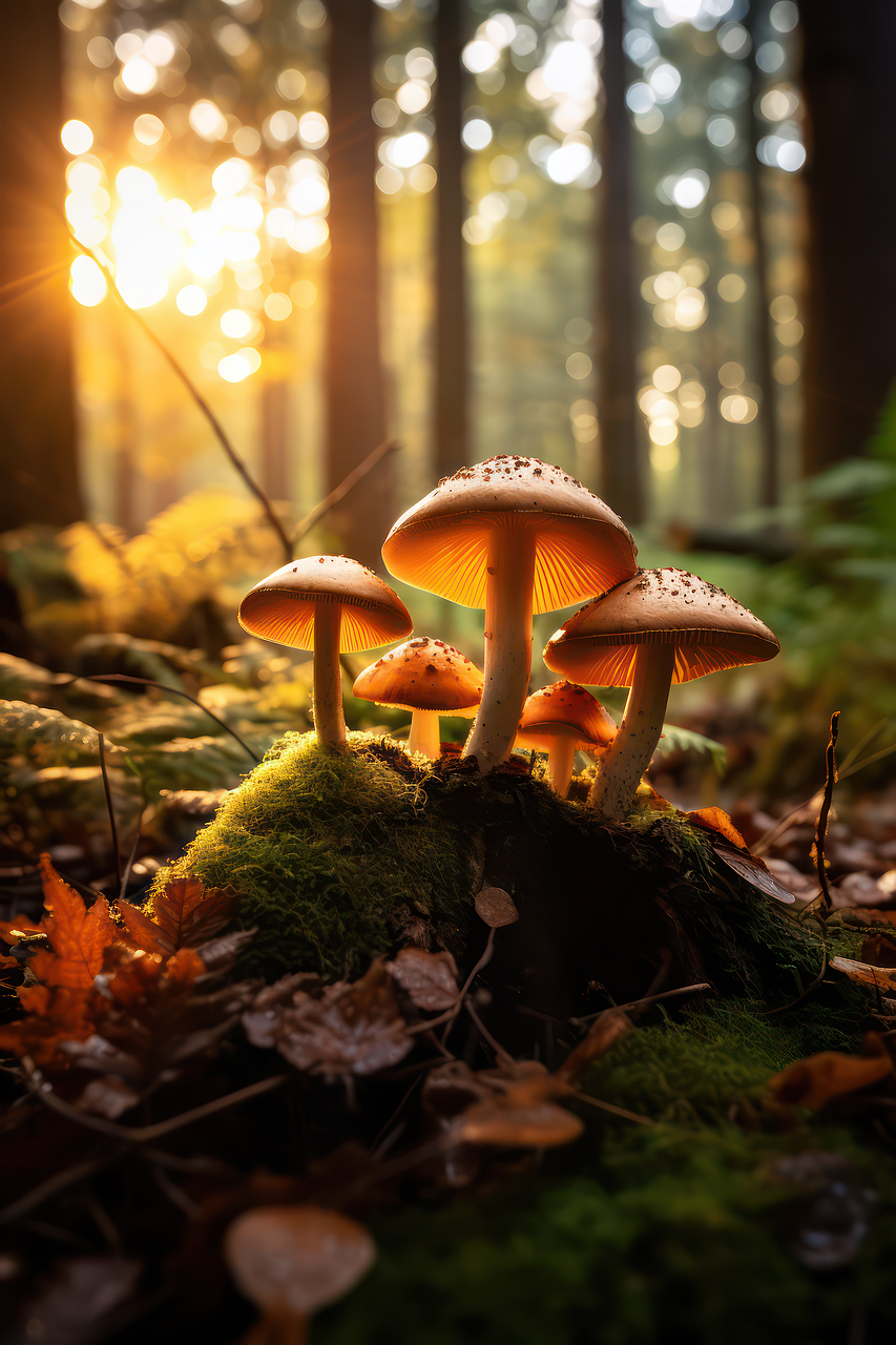 Ai Generované Houby Mech - Obrázek zdarma na Pixabay