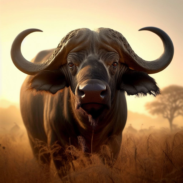 Download Ai Generated, Buffalo, Cape Buffalo. Royalty-Free Stock ...